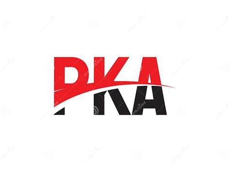 Pka Letter Initial Logo Design Vector Illustration Stock Vector