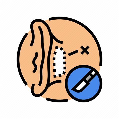 Otoplasty Surgery Operate Room Invasive Doctor Icon Download On