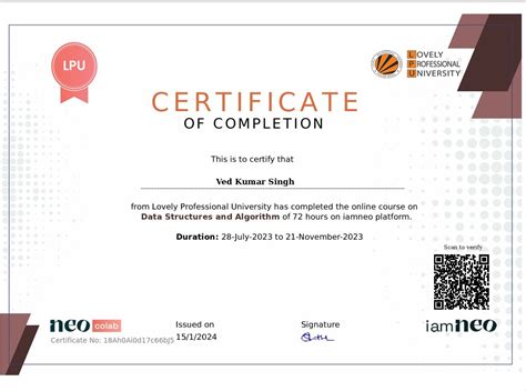 Vedkumar Singh On Linkedin I Have Successfully Completed Data