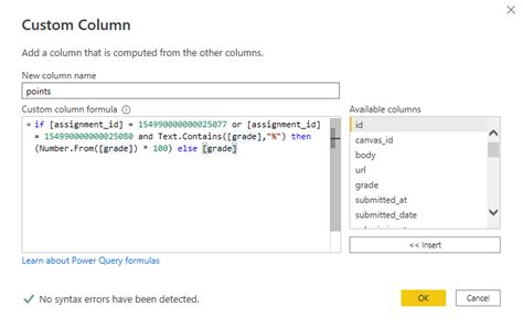 Conditionally Transform Percentage To Integer Microsoft Fabric Community
