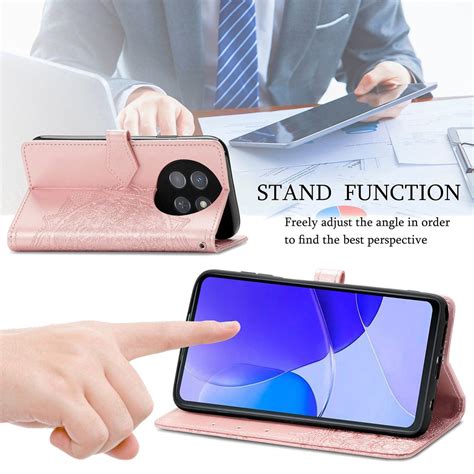 For Huawei Nova Y Mandala Flower Embossed Leather Phone Case Blue Alexnld Com