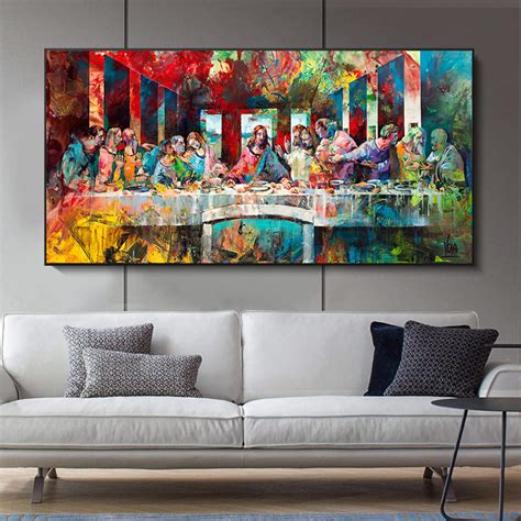 Buy By Da Vinci Famous Painting Canvas Print Reproduction The Last