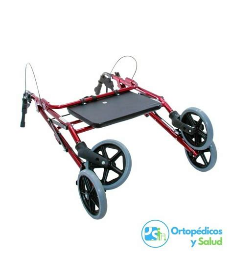 Caminador Ortopédico Andador Con Silla Plegable En Aluminio Ortopédicos