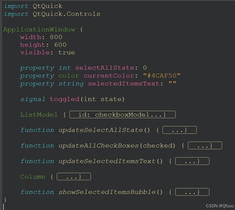 Qml Qt6 自定义复选框 Checkboxqt6复选框选中 Csdn博客