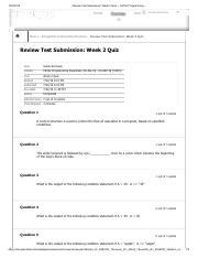 Week 2 Quiz Pdf 7 23 2019 Review Test Submission Week 2 Quiz CS192