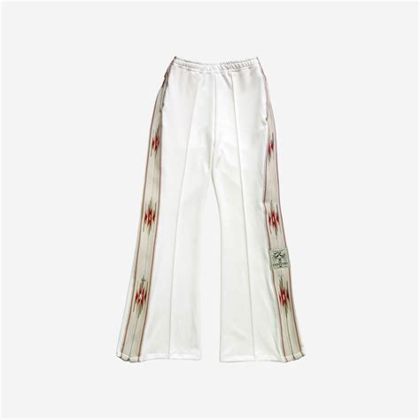 캐피탈 스무스 저지 코치 And 제피르 사이드라인 트랙 팬츠 화이트 Kapital Kream