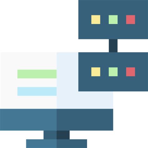 Data Server Basic Straight Flat Icon