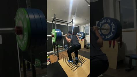 하이바 스쿼트 연습 160kgx3 olympic squat naked YouTube