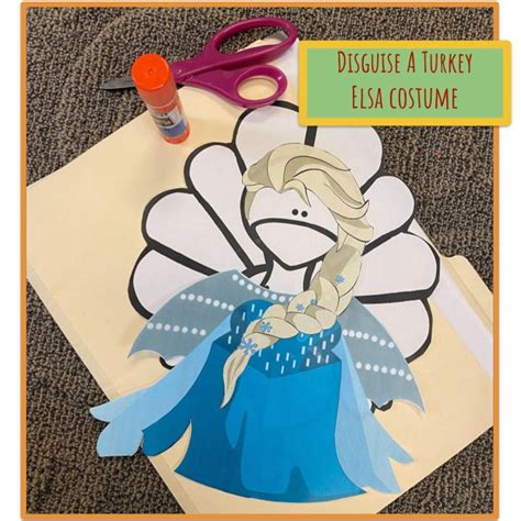 Turkey In Disguise Printable Outfits Mom Wife Busy Life Printable