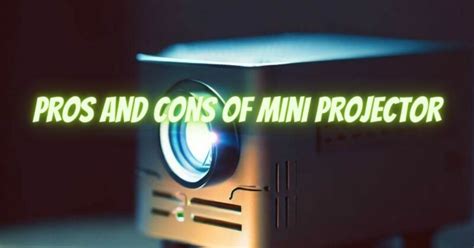 Pros And Cons Of Mini Projector All For Turntables