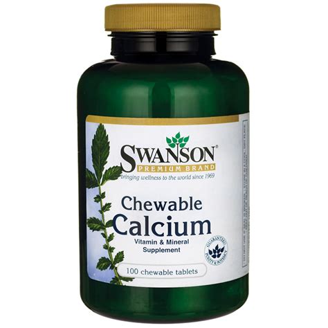 Chewable Calcium Swanson Health Products Europe