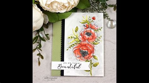 Unity Quick Tip Distress Ink Watercolor Florals Sweet Design Unity Blog