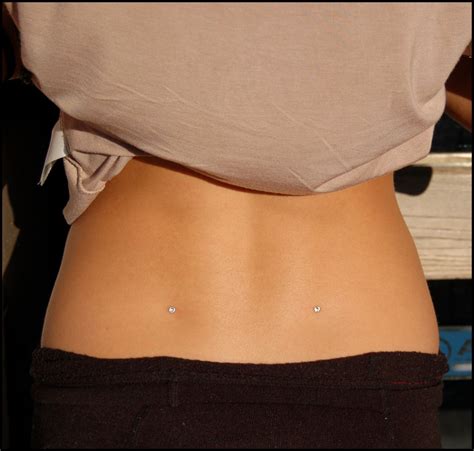 Back Dimple Dermal Piercing