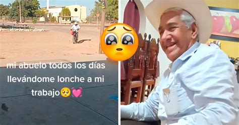 Abuelito Lleva Comida A Nieta Diariamente Y Se Vuelve Viral