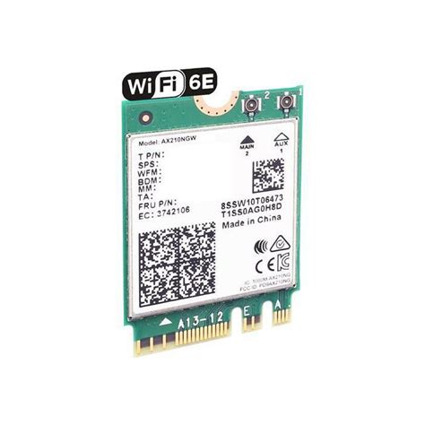 Intel Wi Fi 6e Ax210 Wlan Bluetooth 5 2 Adapter M 2 A E Key Ax210 Ngwg Nv Cijena 24 30