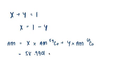 Solved Naturally Occurring Cobalt Consists Of Only One Isotope 59co