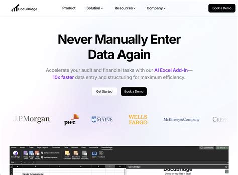 Docubridge Ai Financial Modeling Software 10x Faster