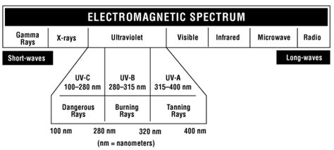 Uv Wavelength Spectrum