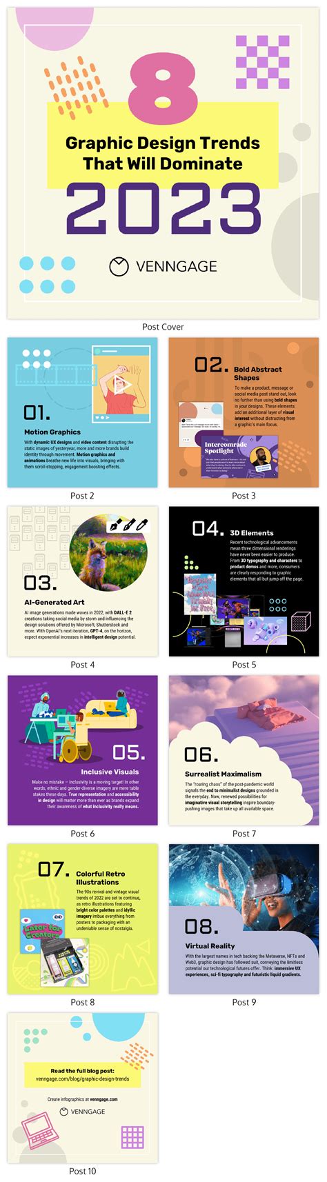 Grafikdesign Trends 2023 Instagram Post Venngage