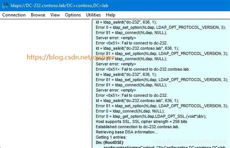windows ldap加固之ldap over ssl和通道绑定 将服务器配置为强制 验证在通过 ldaps 连接发送的 ldap 绑定请求