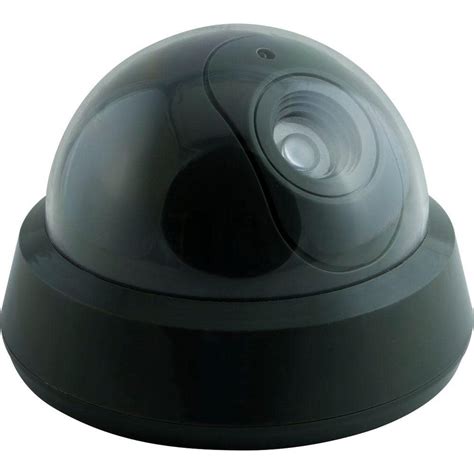 GE Wireless Decoy Security Dummy Surveillance Camera With Flashing Red LED 45277 The Home Depot