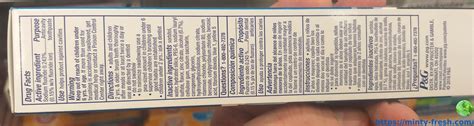 Crest Toothpaste Ingredients Detailed List Exposed