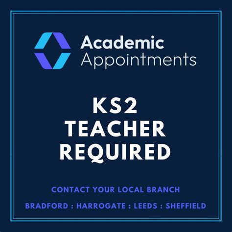 Academic Appointments Ltd On Linkedin Primary Ks2 Teachers Required
