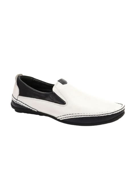 Genuine Leather Slip On Shoes For Men Levent Shoes