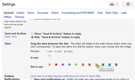 Gmail Guide Mail Filters And The Star System