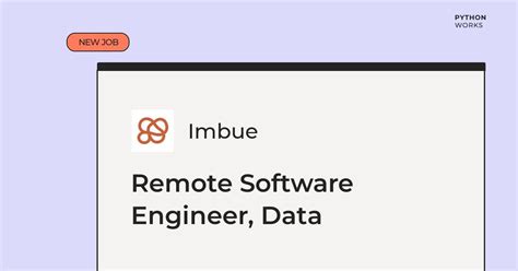 Python Works On Linkedin Remote Software Engineer Data Imbue