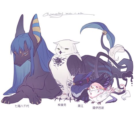 Tamaki Iroha Nanami Yachiyo Azusa Mifuyu And Kuroe Mahou Shoujo