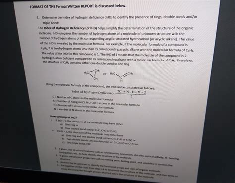 Solved Experimental Procedure For Part Determine The Chegg