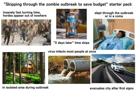 Skipping Through The Zombie Outbreak To Save Budget Starterpack R