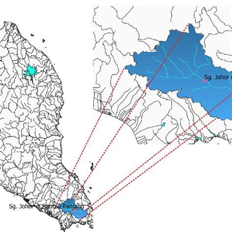 Johor River And Its Sampling Station Download Scientific Diagram
