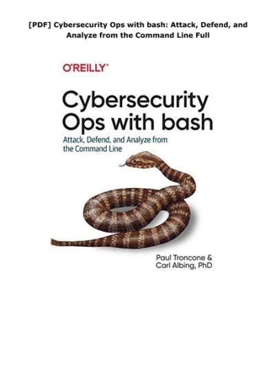 Cybersecurity Ops With Bash Attack Defend And Analyze From The Command Line
