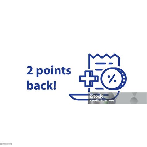 쇼핑 충성도 프로그램 구매 보너스 포인트 적립 슬립 및 동전까지 라인 아이콘 금융에 대한 스톡 벡터 아트 및 기타 이미지 금융 로고 마케팅 Istock