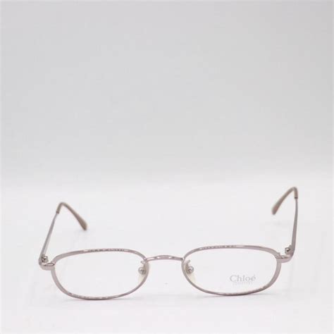 Chloe Light Pink Oval Full Rim Made In Italy Vintage Depop