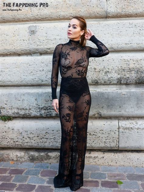 Rita Ora Exposed Her Naked Tits Braless Photos The Fappening