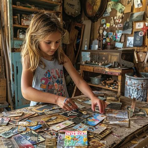 Free Girl Sorting Cards Image Download At Stockcake