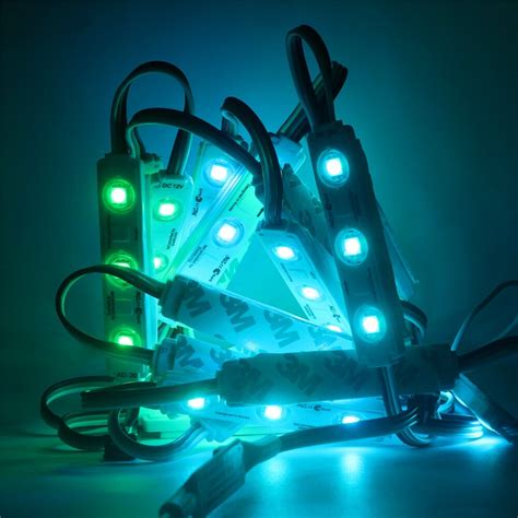 Module Led Ws2811 De 12v 20 Pièces Lot Rvb Numér Grandado