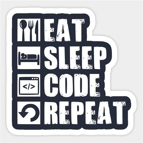 Eat Sleep Code Geek Computer Science Programmer By Humorable Computer