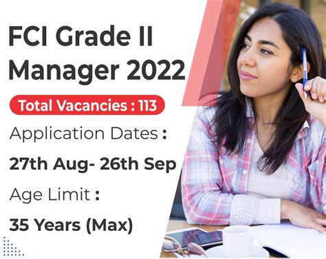 Fci Grade Ii Manager Recruitment 2022