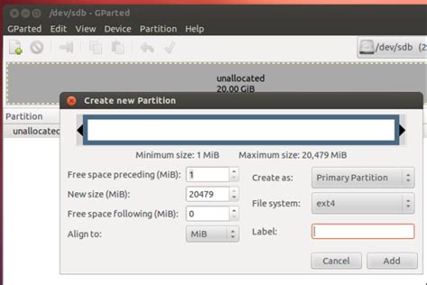 Create Boot Partition Ubuntu Mapsplora