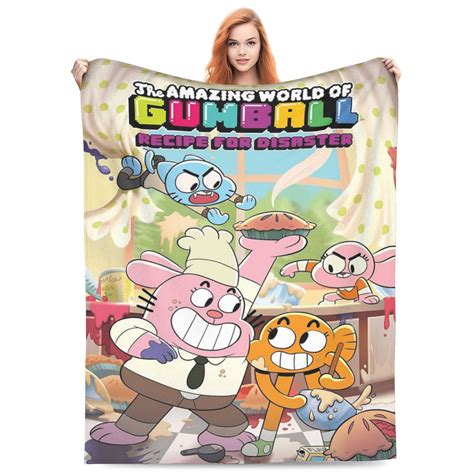 Amazing World Of Gumball Bed Blanket 3d Printed Throw Blanket