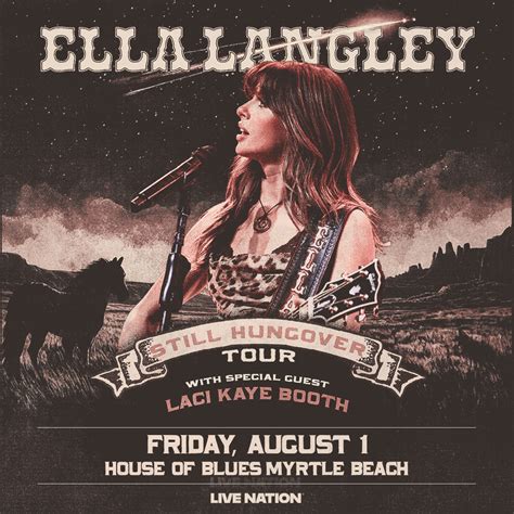 Ella Langley Myrtle Beach Sc Peachtree Entertainment