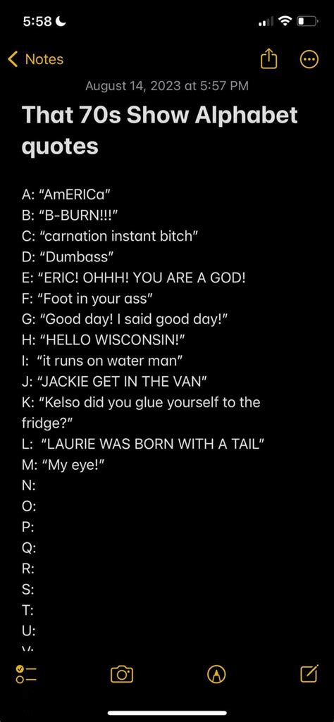 That 70s Quotes Letter N R That70sshow