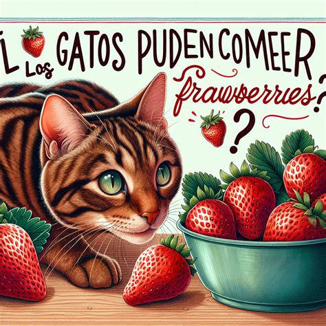 ¿los Gatos Pueden Comer Fresas Guía Segura Para Snacks Felinos Gato