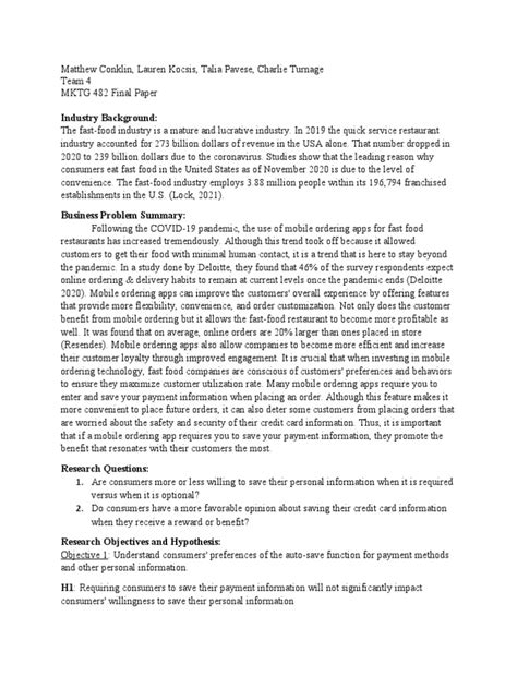 Final Paper Pdf Analysis Of Variance Experiment
