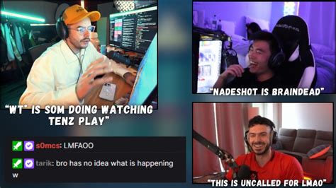 Som And Tarik Reacts To 100t Nadeshot Roasting Som After Fns Youtube