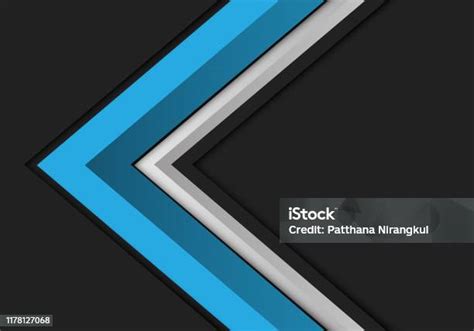 어두운 회색 빈 공간에 추상 적색 흰색 화살표 3d 방향 디자인 현대 미래 배경 벡터 그림 0명에 대한 스톡 벡터 아트 및 기타 이미지 Istock